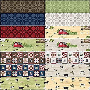 Tara Reed Barn Quilts 10 Stacker 42 10-inch Squares Layer Cake Riley Blake Designs 10-11050-42, Assorted