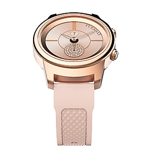 3Plus Callie Hybrid SmartWatch for Women, 30+ Day Battery | Heart Rate Monitor, Pedometer, TFT Vibrant Display, Sleep Tracker, Calorie/Step Counter, Music Controls, for iPhone and Android | Rose Gold, One Size