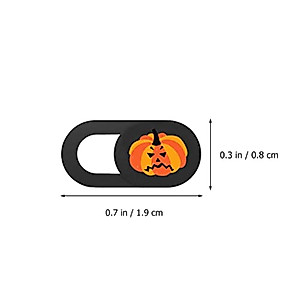 Mobestech 3Pcs Halloween Laptop Camera Cover Slide Laptop Webcam Cover Slide Web Cam Privacy Cover Camera Blocker Sticker for Laptop, PC, Cell Phone, and More Accessories