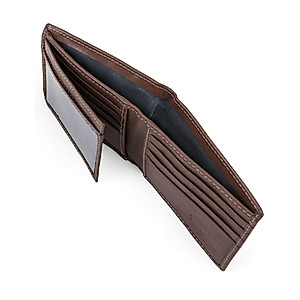 Timberland mens Wellington Leather Rfid Bifold Commuter Security Wallet, Cognac, One Size