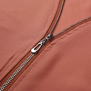 Womens Casual T Shirts Tops Soft Loose Quarter Zip Fashion Spring Summer Tees Shirt Sweatshirts Tunics Top Clothes Orange