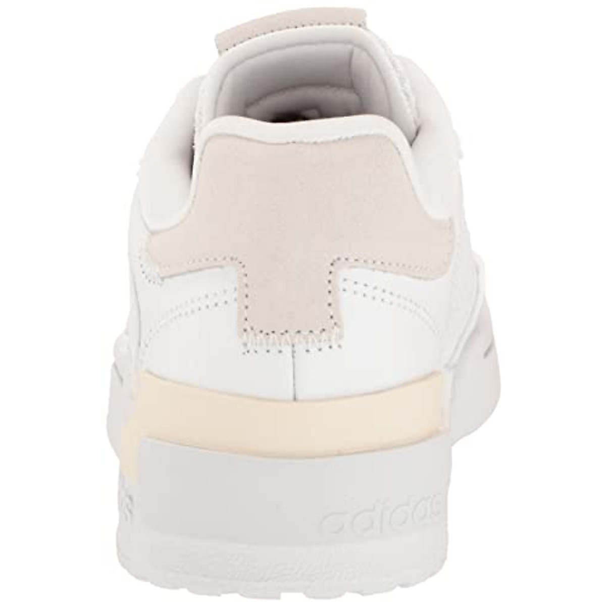 adidas Women's Postmove Basketball Shoe, White/White/Chalk White, 8