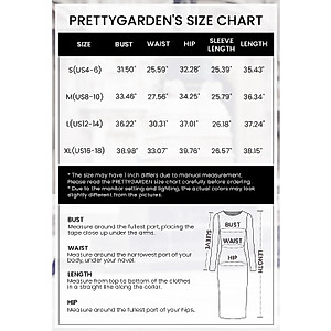 PRETTYGARDEN Womens 2024 Fall Bodycon Mini Dresses Casual Long Sleeve Solid Color Short Tight Ladies Party Club Fashion Dress (Coffee,Small)