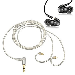 Replacement Audio Cable Extension Cord for for 1964 UE3X UE18 W4R UM3X, for KZ AS10 ZST ZS3, for Revonext QT2 QT3, for RX8 BQEYZ KC2 KB1, Headphone Upgrade Cable
