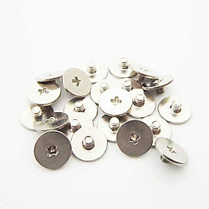 TONGCHAO Tchaosc 25pcs Thin Wafer Flat Round Head Screw Bolt M22mm Head Dia 7mm for Laptop Notebook Optical Drive Mount Computer G