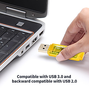 INLAND Micro Center SuperSpeed 2 Pack 128GB USB 3.0 Flash Drive Gum Size Memory Stick Thumb Drive Data Storage Jump Drive (128G-2 Pack)