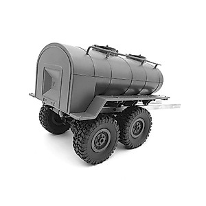 ZJchao Oil Trailer Chassis Spare Tire Kit, for WPL 1/16 B36 B-36 B36K B36KIT Military Truck Car Spare Parts DIY Car Accessoy
