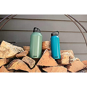 CamelBak Carry Cap Bottle - Vacuum Insulated Stainless Steel - Easy Carry, 32 oz, Terracotta Rose