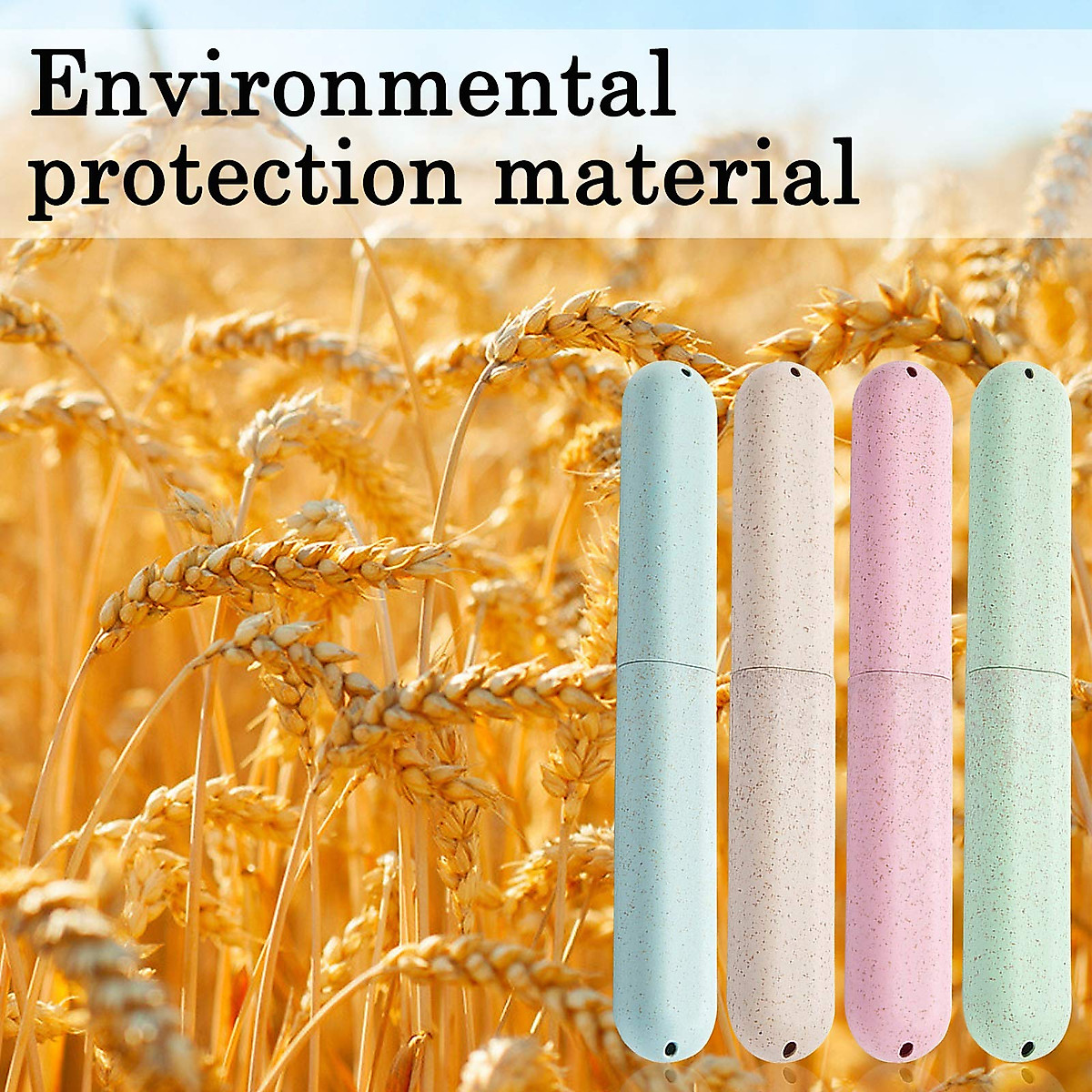 SourceTon Set of 14, Toothbrush Cover Case Set, Travel Toothbrush Case with Toothbrush Head Cover for Travel Home Office Camping School