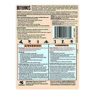 HotHands Extra Large 18 Hour Super Hand and Body Warmer - 40 Pack Case