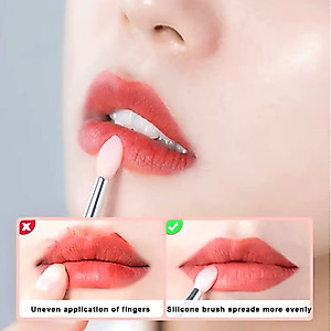 2 Pack Makeup Palette and Spatula Set，Professional Stainless Steel Cosmetic Mirror Lady Mixing Palette Tool With 6 Pcs Sponge Eyeshadow Makeup Applicator With Handle + 2 Shapes Silicone Lip Mask Makeu