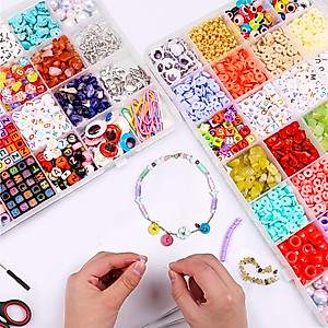 4 Pack 10 Grids Plastic Box Organizer with Dividers, Clear Bead Storage Box Plastic Jewelry Organizer Compartment, Small Parts Plastic Box Organizer for Craft Bead Jewelry Earring Fishing Tools