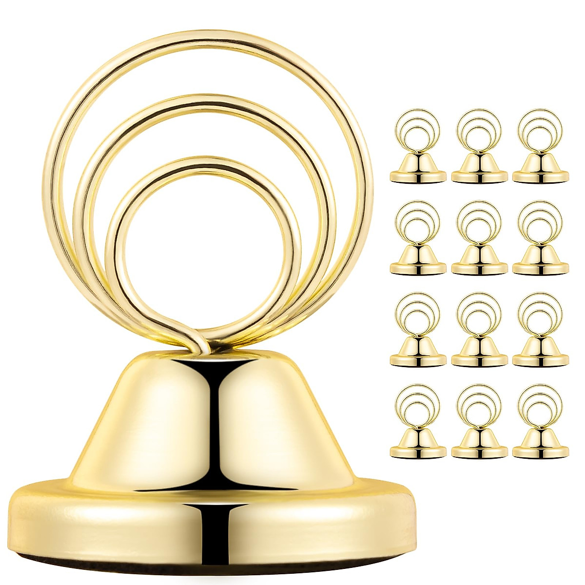 12Pcs Table Number Card Holder-Table Card Holder Stand for Wedding-Picture Photo Holder-Place Card Holder Stand for Memo Notes-Table Name Card for Weeding,Party,Centerpieces,Birthday,Decorations