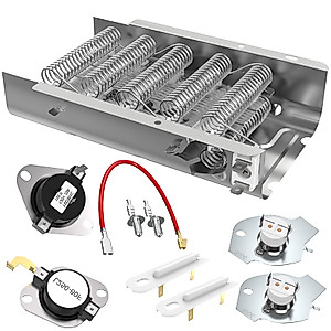 279838 W10724237 Dryer Heating Element fit for Whirlpool Cabrio Maytag Dryer Parts Kenmore Roper AmanaDryer-Fit for 3403585 Ned4655ew1 Wed4815ew1 Medc215ew1 Dryer Heating Element -by COBECTAL