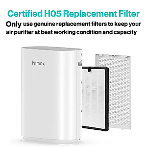 HIMOX H05 Replacement Filters, Medical Grade HEPA H14 Replacement Filters for HIMOX H05 Air Purifier,HIMOX H05 Air Purifier Replacment Filter