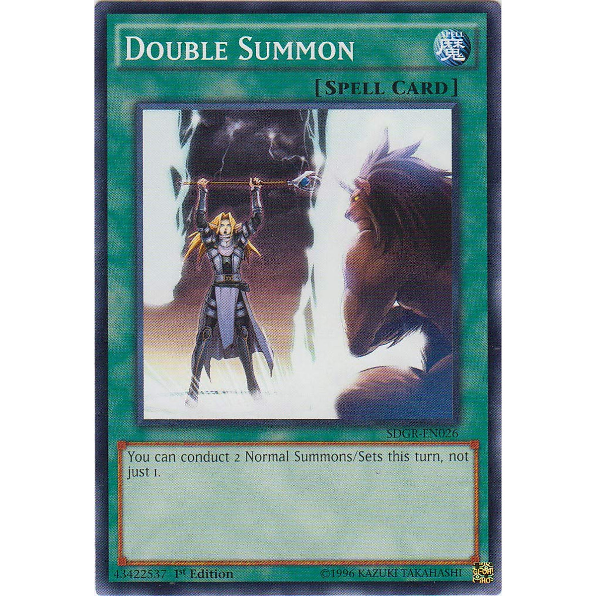 Yu-Gi-Oh! - Double Summon (SDGR-EN026) - Structure Deck: Geargia Rampage - 1st Edition - Common