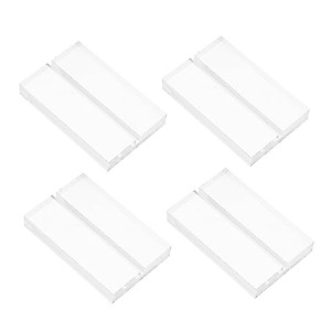 HAWILLOSCH 10pcs Acrylic Stand Holder Wedding Display Stand Card Stand Photo Display Stand Wedding Name Place Cards Playing Case Photo Message Clip Postcard Slot Guest Clip Rack Transparent