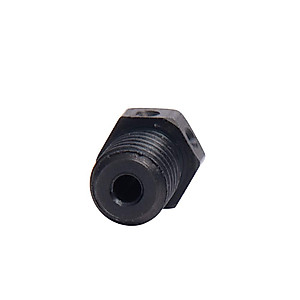 1piece Hardened Steel Nozzle V6 Nozzle 0.25/0.4/0.5/0.6mm for 1.75mm V6 Hotend Prusa Printing PEI PEEK or Carbon Fiber Filament use (1x 0.6mm)