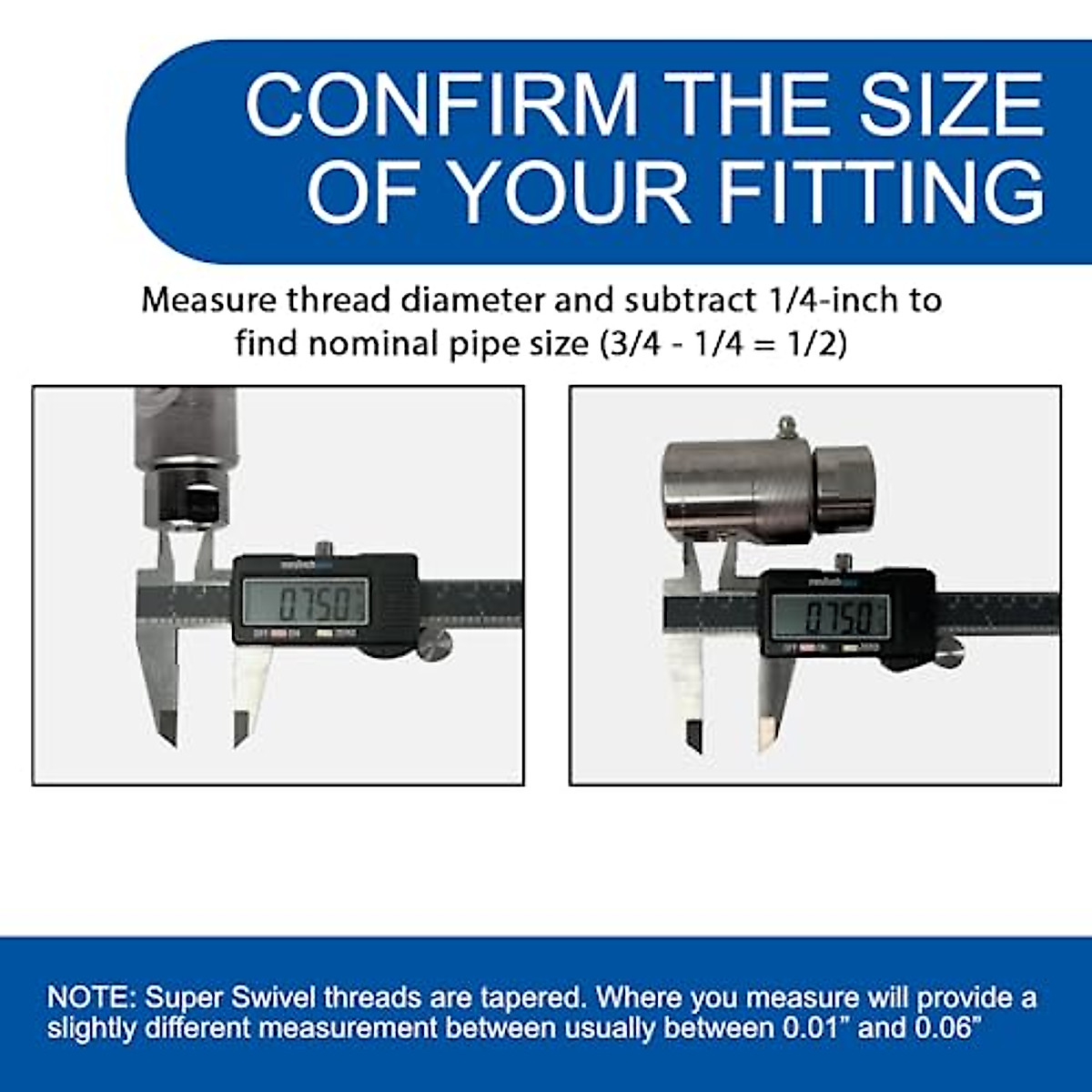 HoseKit Genuine Super Swivel –½-inch FXF Heavy Duty Hose Reel Swivel with Grease Zerk Fitting. Replacement Swivel for Home and Industrial Steel Hose Reel (#5024-Ni-AL 9SS8FP50XFP50-Ni-AL).
