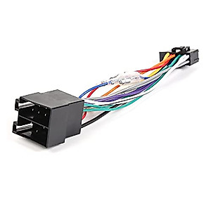 ZHANGTIAN Car Stereo Radio ISO Standard Wiring Harness Connector 16 Pin Stereo Auto Adapter Wiring Harness Connector Fit for Pioneer 2003-on