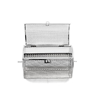 Nuwave Stainless Steel Roasting Drum & Stainless Steel Handle For The NuWave 14qt & 15.5qt Brio Digital Air Fryer – Compatible With NuWave Brio Models Only