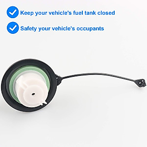 Gas Cap, Fuel Cap Replace GT291, 15794103 Compatible with Chevy GMC Buick Pontiac Saturn - 2004-2012 Colorado Canyon, 2005-2009 Trailblazer Envoy, 2004-2006 GTO, 2002-2007 Vue, 2005-2007 Rainier, More