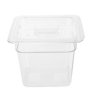 DONGhREE Food Pans with Lids Wide Practicability 8 Packaged for Hotels Fast Food Restaurants