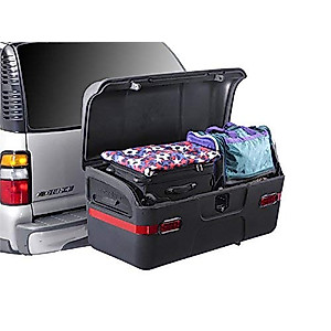 StowAway Max Hitch Cargo Box with Swingaway Frame | Black