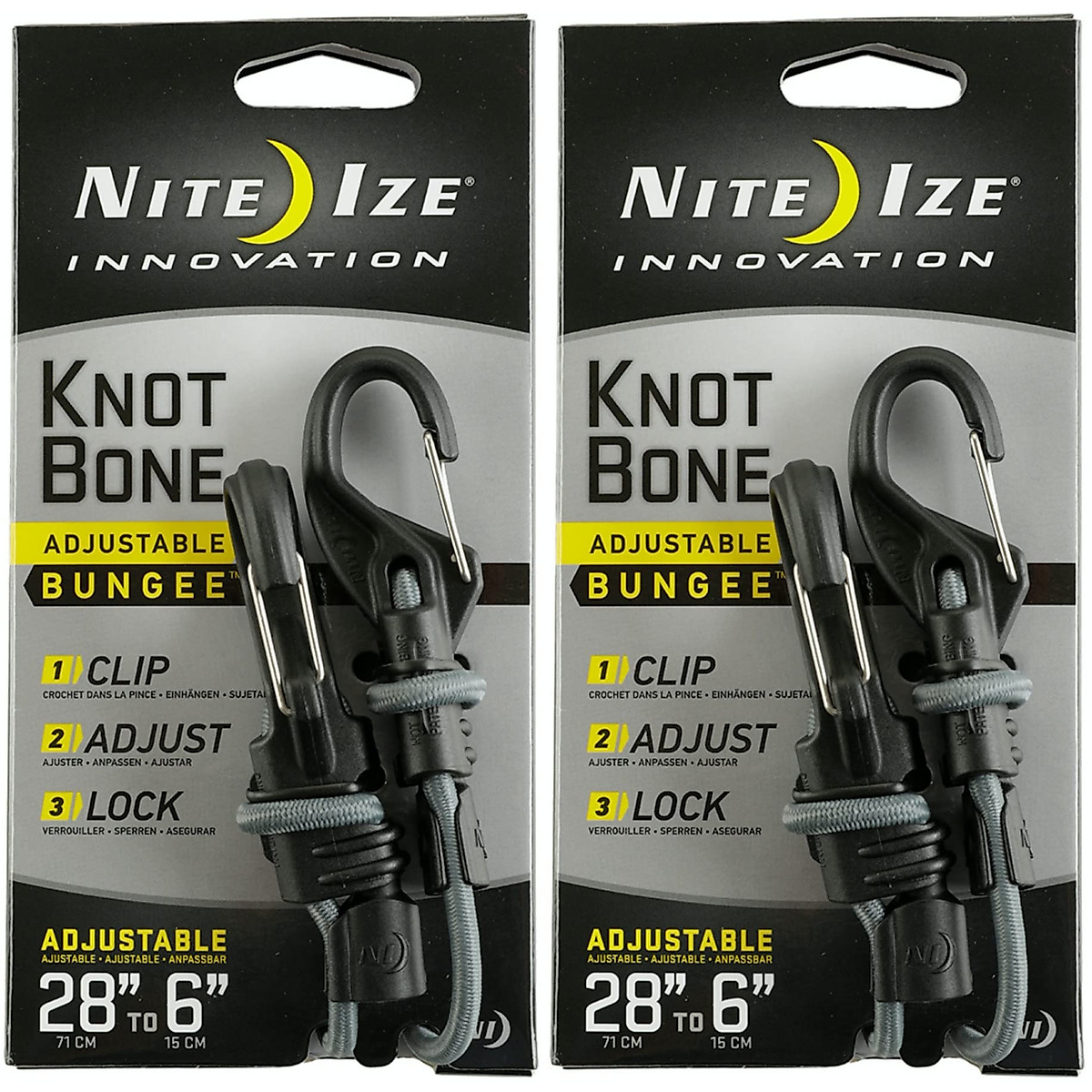 Nite Ize Kbb5-03-01 Size 5 Knotbone Adjustable Bungee