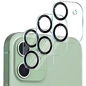 CloudValley [3 Pack] Camera Lens Protector for iPhone 12 (6.1 in), Tempered Glass Camera Lens Cover Protection, 9H Hardness, HD Clear, Bubble Free, Easy Install, Scratch-Resistant