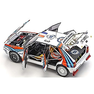 Lancia Delta HF Integrale Evoluzione #3 Didier Auriol - Bernard Occelli Martini Racing 3rd Place Tour de Corse - Rallye de France (1992) 1/18 Diecast Model Car by Kyosho K08348H
