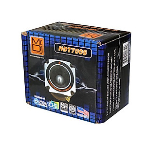 Mr. Dj HDT700S 3.5-Inch Titanium Bullet High Compression Tweeter with 10 Ounce Ferrite Magnet (Chrome)
