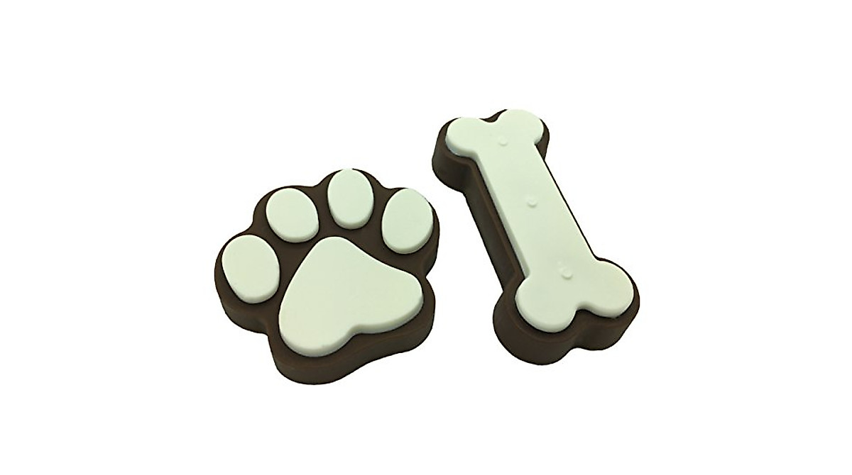 Bake with XL Dog Paw & Bone Silicone Molds