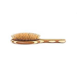 Bass Brushes | The Green Brush | Bamboo Pin + Bamboo Handle Hair Brush