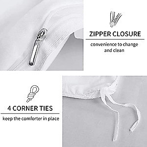 NUEYSP Duvet Cover Queen Red Owl Bedding Set for Kids, Duvet Cover with Zipper Closure and 2 Pillow Shams, Soft Comfortable Breathable Skin-Friendly Comforter Cover(90"x 90")