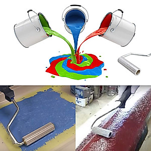 Fiberglass Roller Tools Kit, 3Pcs Bubble Paddle Tool Fiberglass Resin Laminating Roller Set for Tub Shower Bathtub Boat Repair