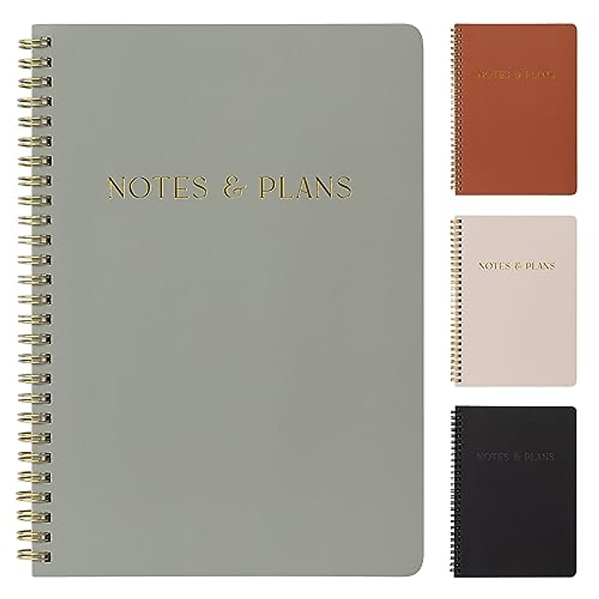 Simplified Daily Planner And Notebook With Hourly Schedule - Aesthetic Spiral To do List Notepad to Easily Organize Your Tasks And Appointments - Stylish Book And School Or Office Supplies For Women