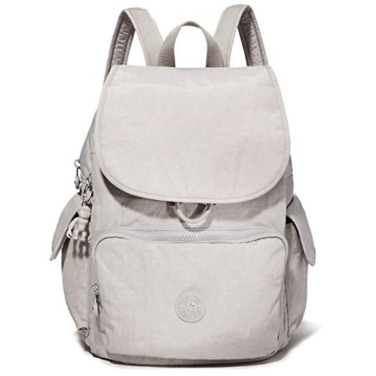 Kipling Women's City Pack Backpack Handbag, Grey Grey, 18.5x32x37 cm (LxWxH)