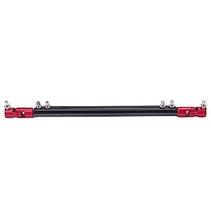 Alnicov Bass Drum Pedal Drive Shaft，Double Drum Pedal Link Bar， Replacement for Drum Kit Black