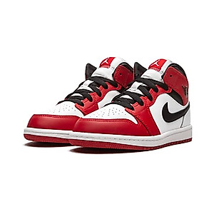 Jordan Preschool Air Jordan 1 Mid PS 640734 173 Chicago 2020 - Size 2Y White/Gym Red-Black