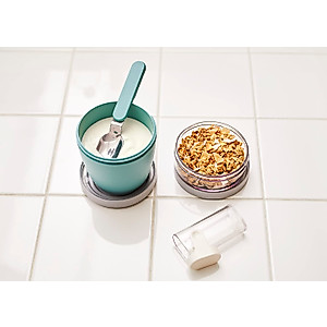 Mepal Ellipse Nordic Blue Foldable Spoon-Reusable-Cutlery for Travel-Ideal for Cereal Cups to Go-Dishwasher Safe, zzzz-s