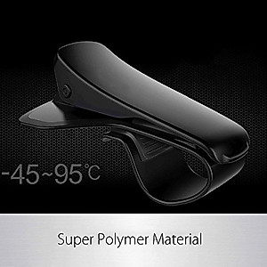 THXCO DishyKooker Universal Clip On Car HUD GPS Dashboard Mount Cell Phone Holder Non-Slip Stand Compatible for 4.7-6.5 inch Smartphones