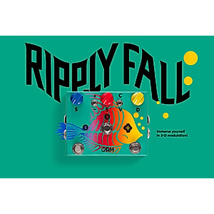JAM Pedals Ripply Fall RetroVibe Chorus/Vibrato/Phaser Pedal