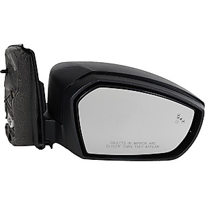 Kool Vue Passenger Side Power Heated Mirror for Ford Escape 2017-2019 With Blind Spot Light; Without Signal Light, Memory & Puddle Lamp Textured