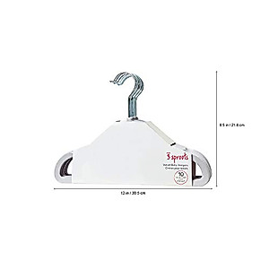 3 Sprouts Baby Hangers – Velvet Closet Clothes Organizers for Nursery, 10 Pack