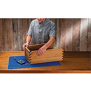 Rockler Silicone Glue Mat (15"x30") - Heat Resistant Mat for Projects, Garage, Shop, Dining Room Table – Easy to Clean Silicone Mats for Crafts – Rolls up for Easy Storage Silicone Project Mat