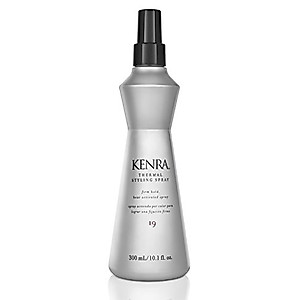 Kenra Thermal Styling Spray 19 | Heat Protection Spray | Firm Hold Heat-Activated Spray | Tames Frizz, Flyaways & Adds Shine | All Hair Types | 10 fl. Oz