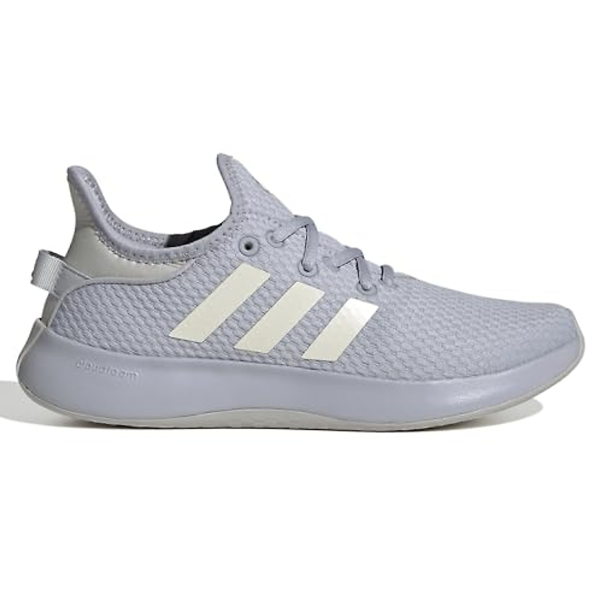 adidas Women's Cloudfoam Pure Sportswear Sneakers, Halo Silver/Orbit Grey/Grey, 10