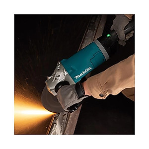 Makita GA9080 9" Angle Grinder, with Rotatable Handle, and Lock-On Switch