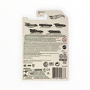 Hot Wheels - Batman: The Animated Series DC - 5/5 [Maroon]